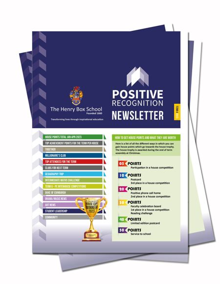 Positive recognition Newsletter - News - The Henry Box School